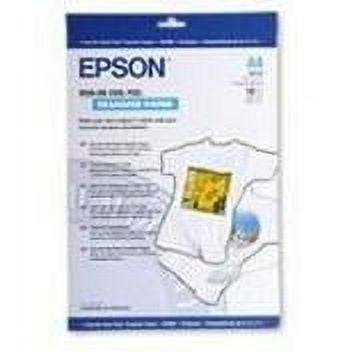 Epson Iron-On Cool Peel Transfer Paper for Clothes, T-Shirt, InkJet Ink ...