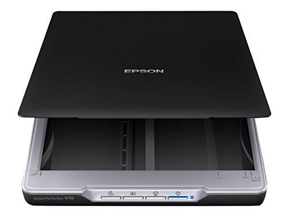 Epson Perfection V19 Color Photo & Document Scanner with scan-to-cloud ...