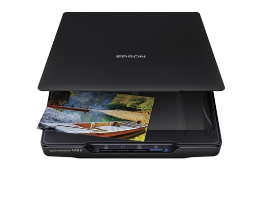 Epson Perfection V19 II Color Photo and Document Flatbed Scanner ...