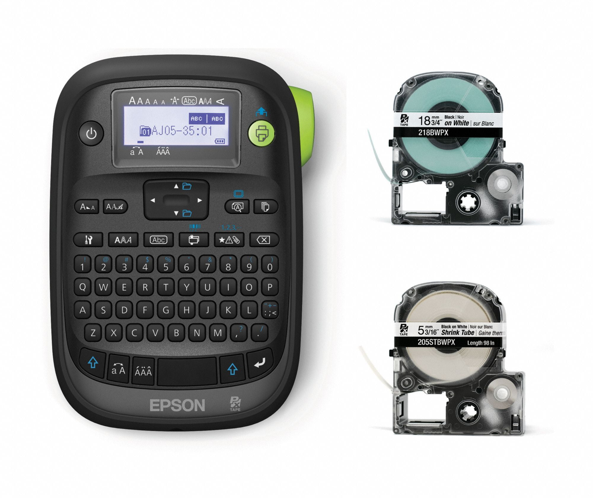 Epson Portable Label Printer,3/4" Max. Tape W LW-PX300GL - Walmart.com