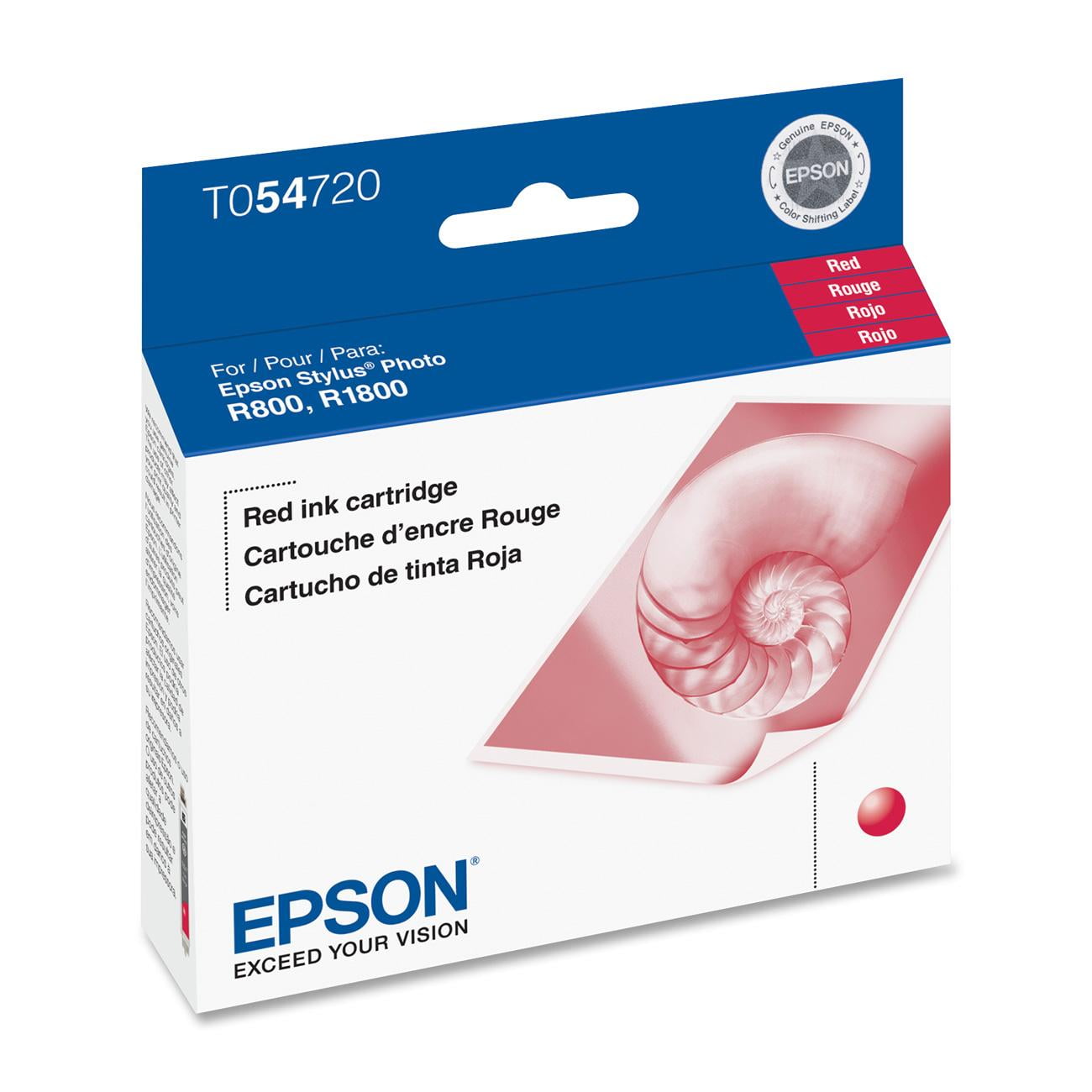 Epson T054 Red Ink Cartridge - Walmart.com