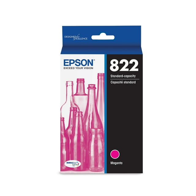 Epson T822320S (T822) DURABrite Ultra 240 Page-Yield Ink - Magenta ...