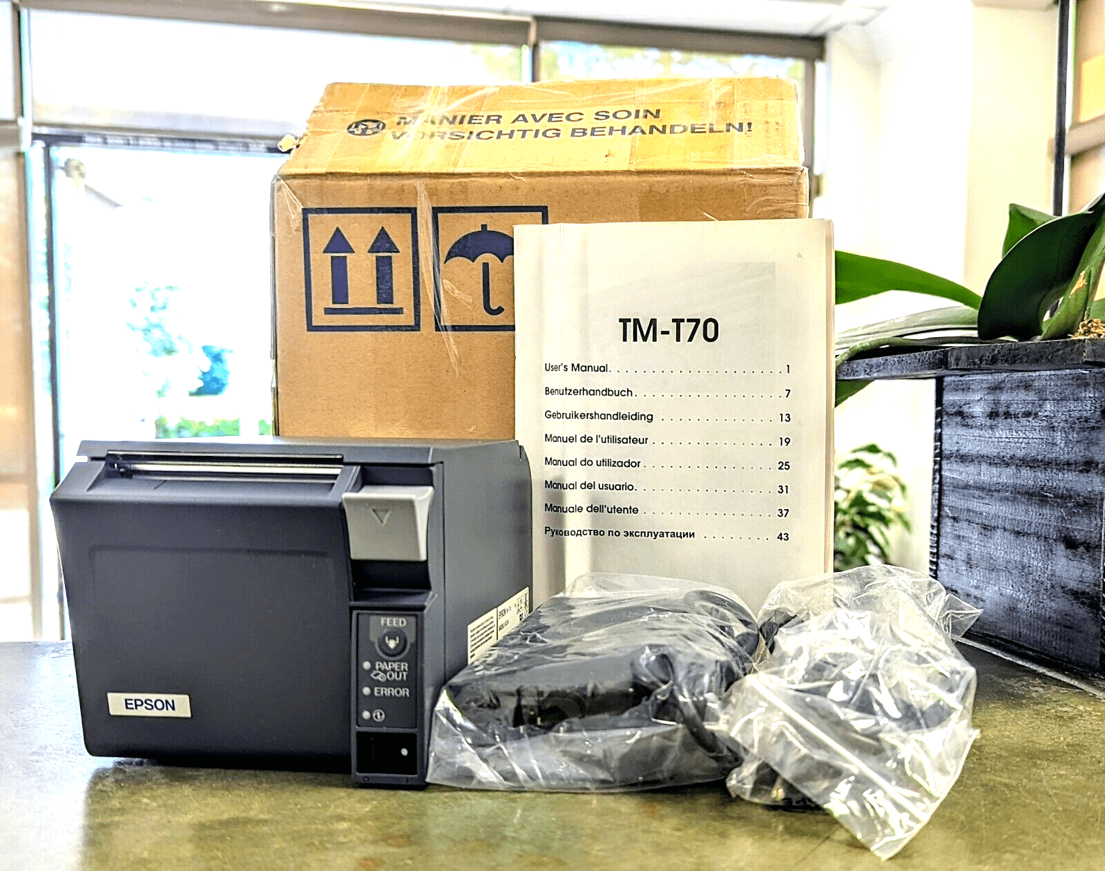 Epson TM-T70 POS Thermal Receipt Printer Model M225A C31C637134 ...