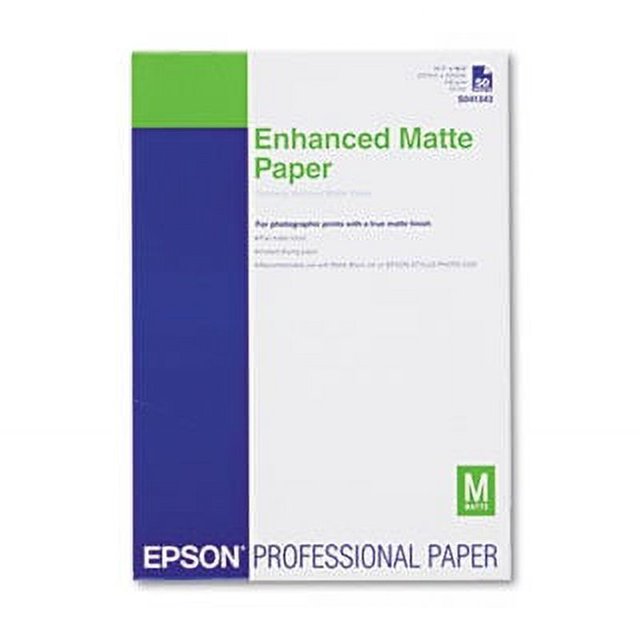 Epson Ultra Premium Presentation Paper Matte 17" x 12" x 1", 50 Sheets ...