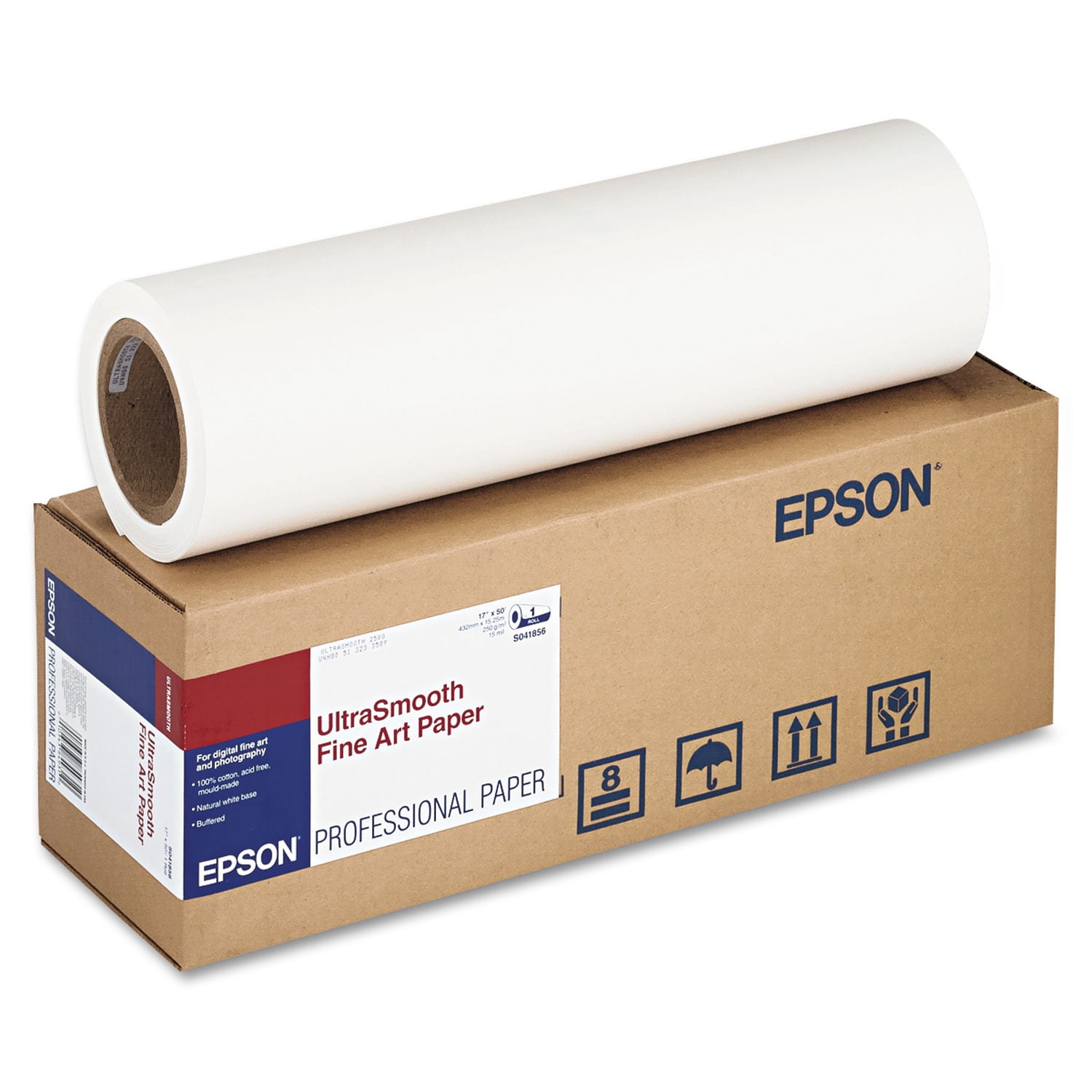 Epson UltraSmooth Fine Art - Natural white - Roll (17 in x 50 ft) - 250 ...