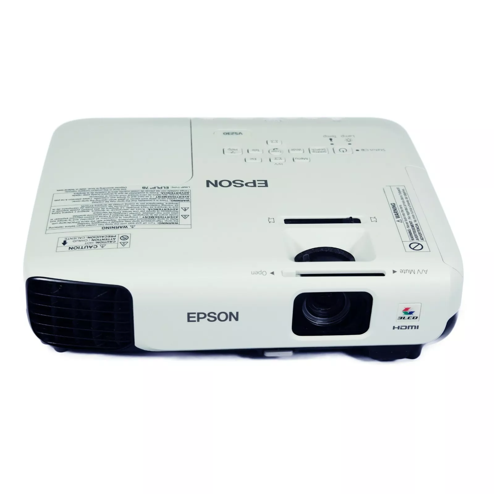 Pre-Owned Epson VS230 3LCD Projector H552F 2800 Lumens SVGA HD 1080p/60 ...