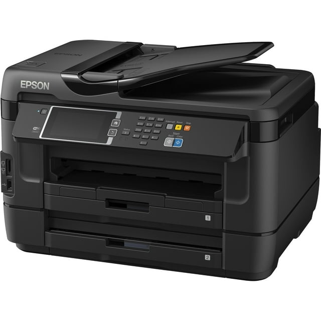 Epson WorkForce 7620 Wireless All-in-One Inkjet Printer, Copy/Fax/Print ...