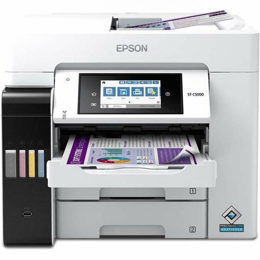 Epson WorkForce ST-C5000 Wireless Inkjet Multifunction Printer - Color ...
