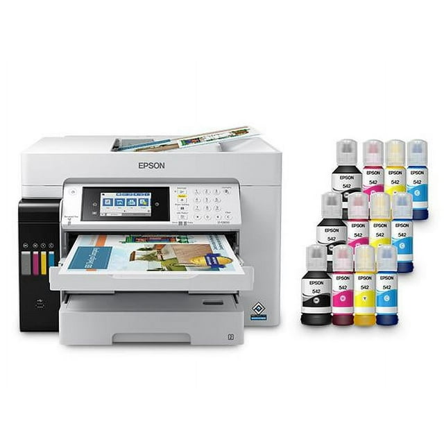 Epson ST-C8000 Color Inkjet Printer - 25 ppm - Plain Paper - C11CH71202 ...
