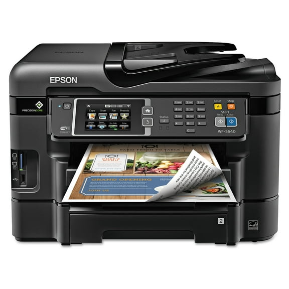 Epson Workforce Pro WF-4834 Home Inkjet Printer with Copy and Scanner ...