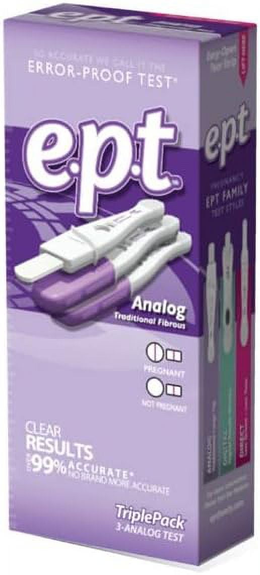 Ept Analog Pregnancy Test, 3 Ea, 6 Pack - Walmart.com