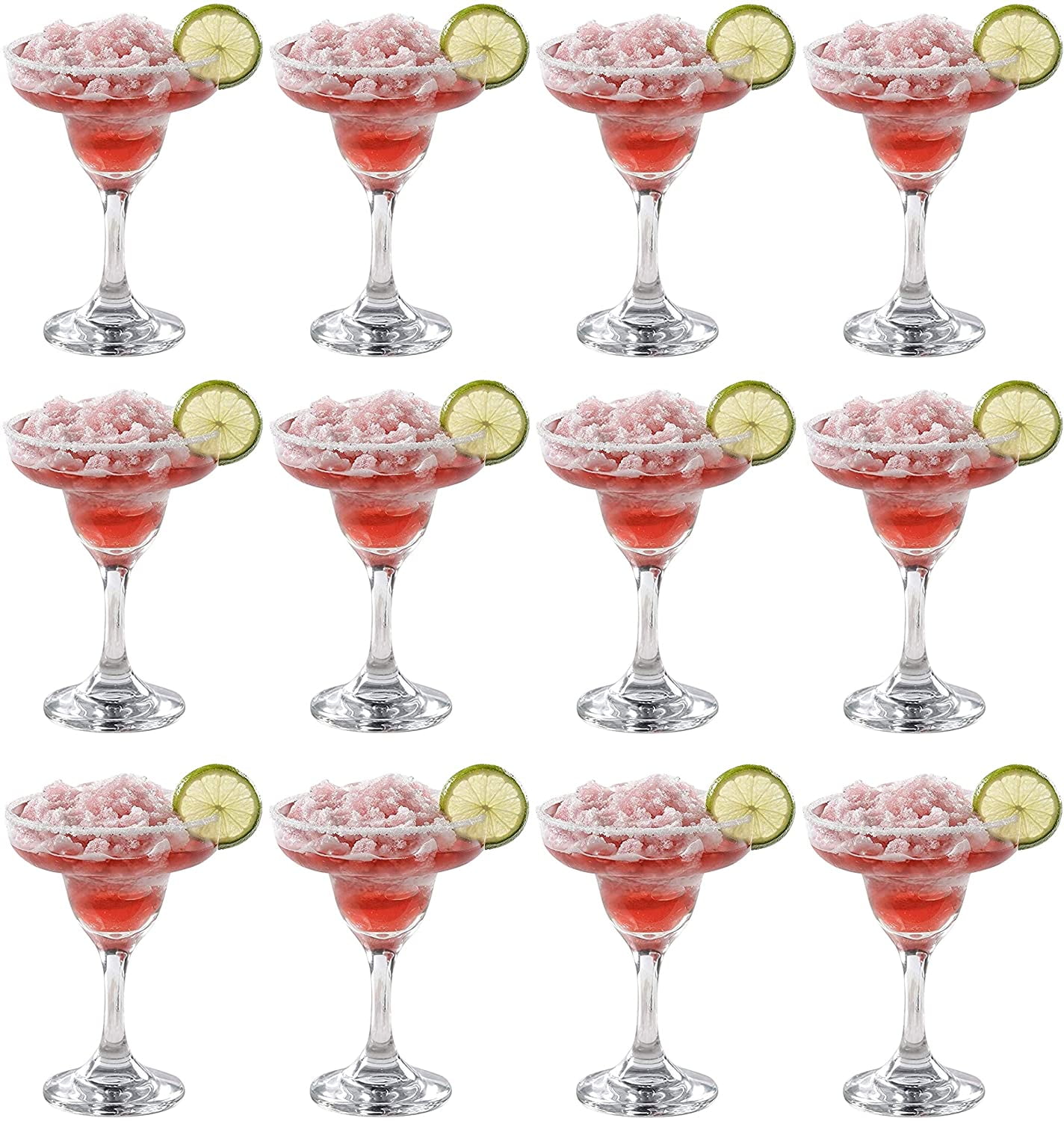Epure Venezia Collection 12 Piece Margarita Glass Set - Classic for ...