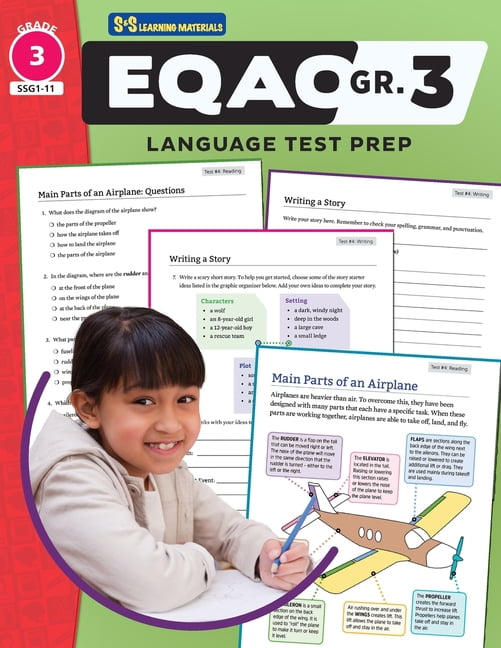 Eqao Test Prep EQAO Grade 3 Language Test Prep Guide, Book 1 ...