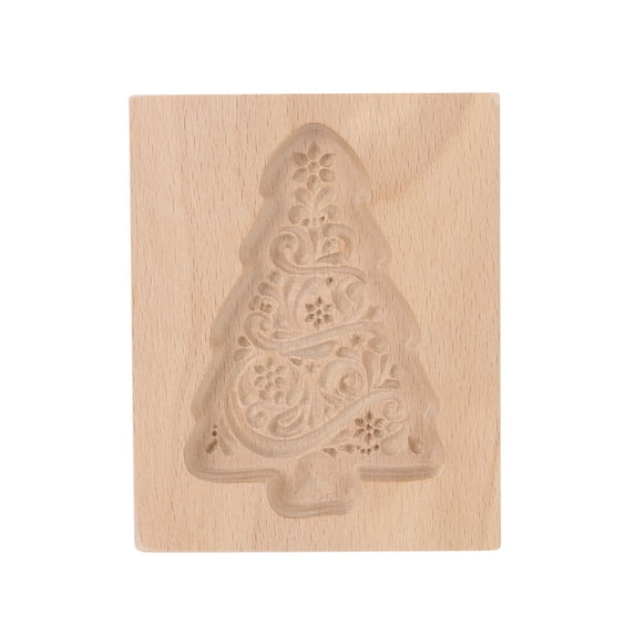 Eqslft 3D Embossed Wooden Cookie Molds Set - Traditional Biscuit ...