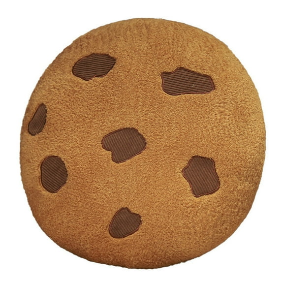 Eqslft 3D Faux Biscuit Pillow,Fun Round Biscuit Food Pillow,Cute ...