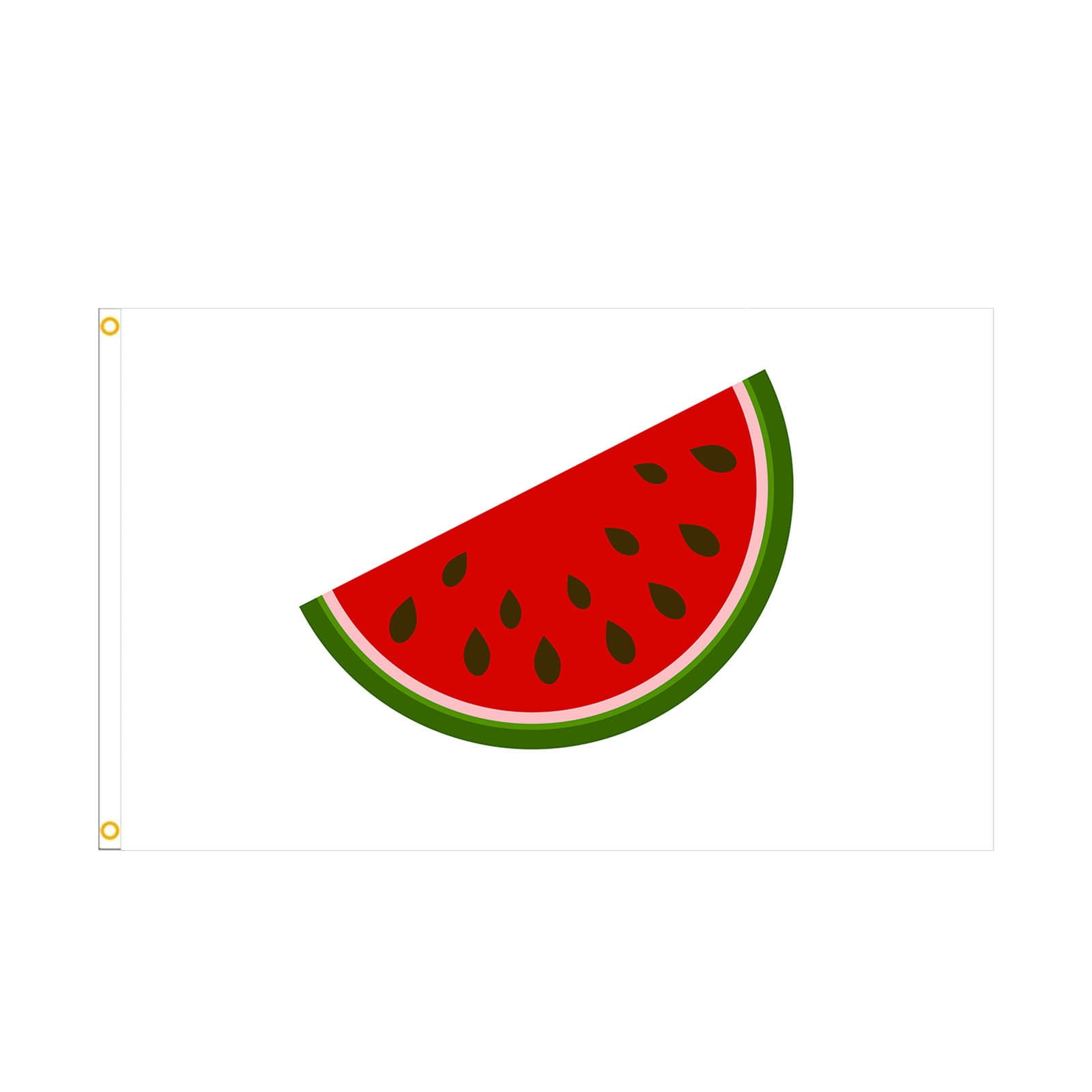 Eqslft Watermelon Slice Garden Flag, 3X5 Ft Vibrant Summer Fruit ...