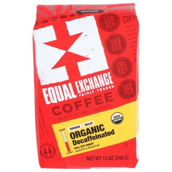 Equal Exchange Coffee Decaf Drip Organic 12 oz (Pack of 6) - Walmart.com