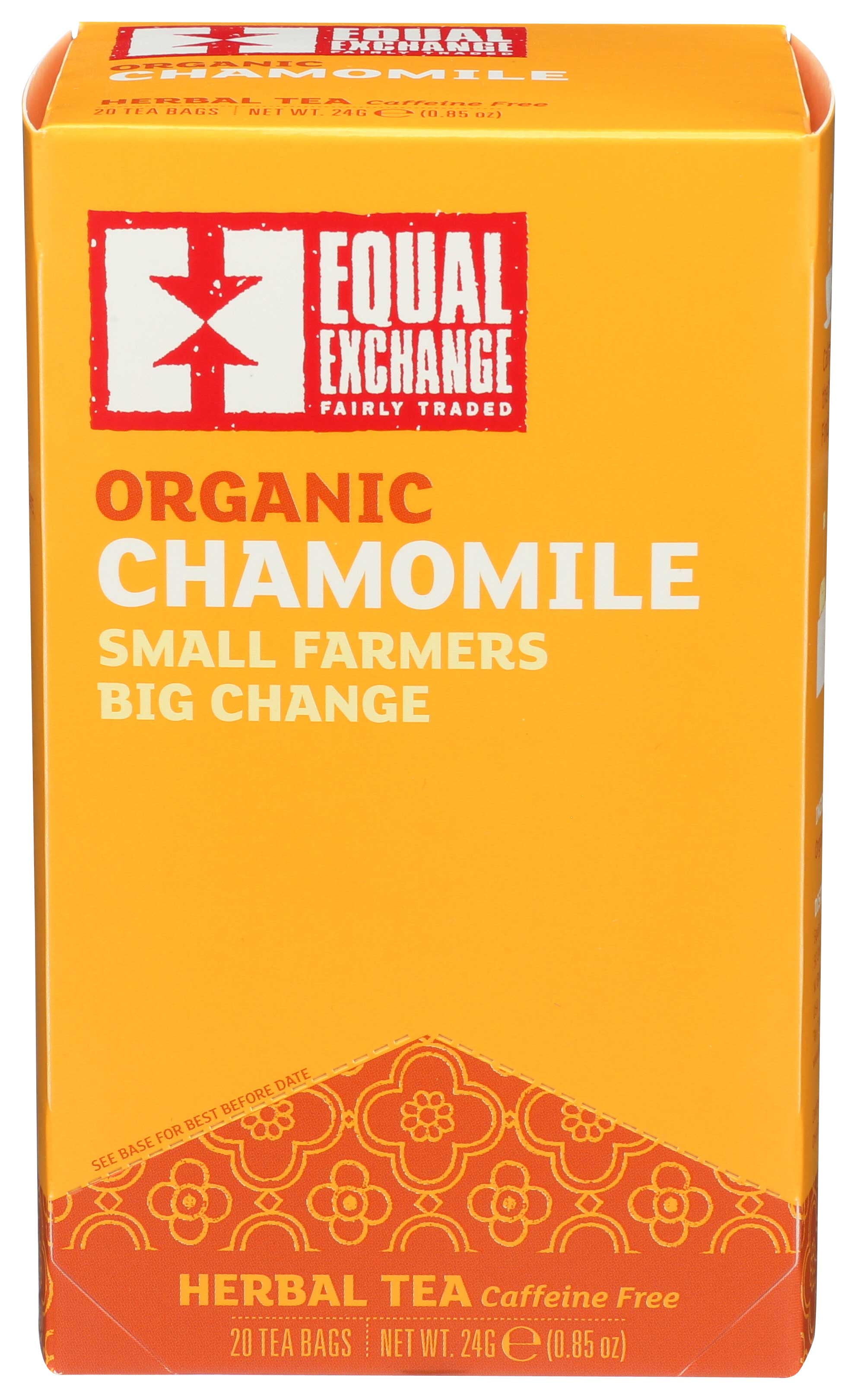 Equal Exchange Organic Chamomile Tea - 20 bags per pack -- 6 packs per ...