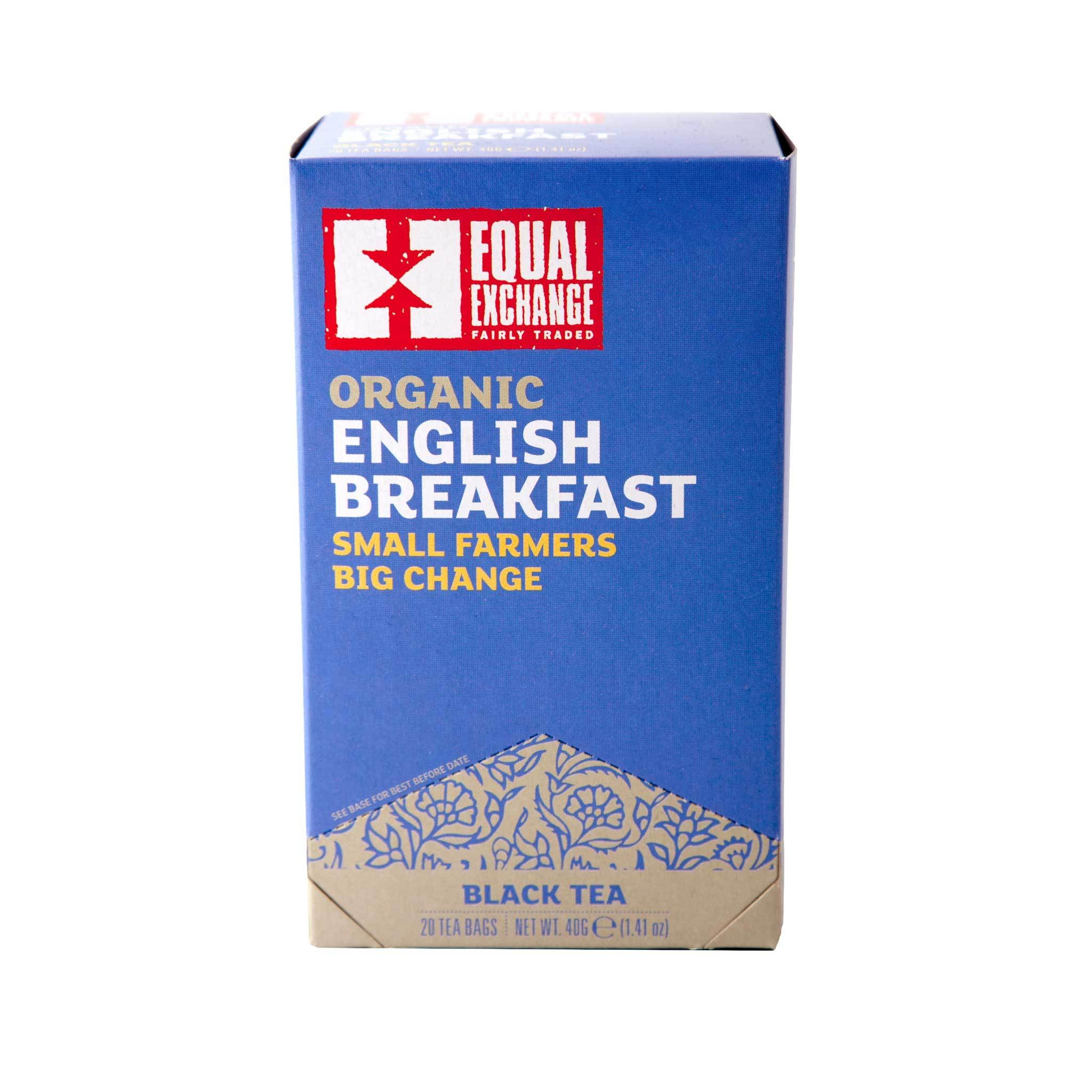 Equal Exchange Organic English Breakfast Tea Bags, 20 Count - Walmart.com