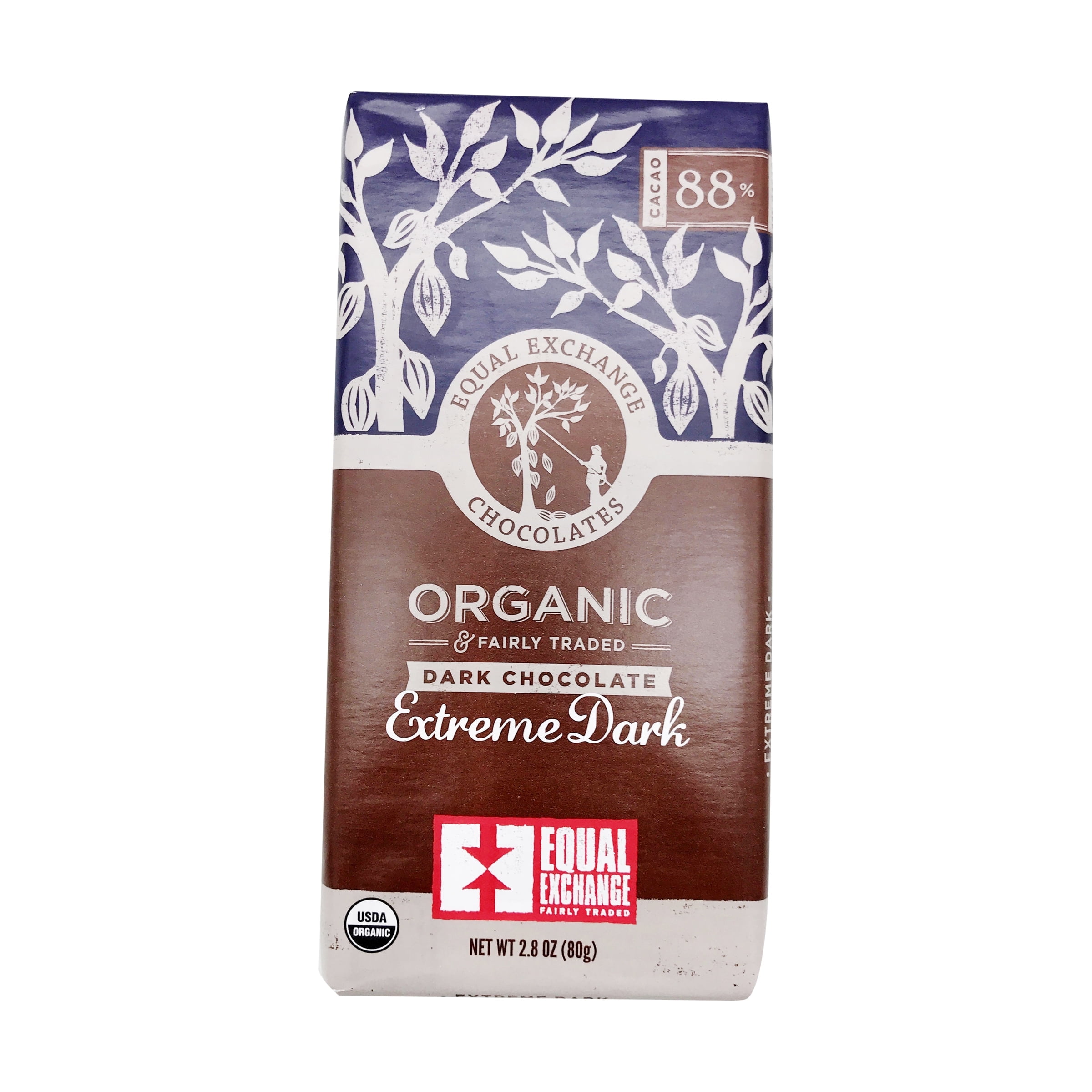 Equal Exchange Organic Extreme Dark Chocolate, 2.8 oz - Walmart.com