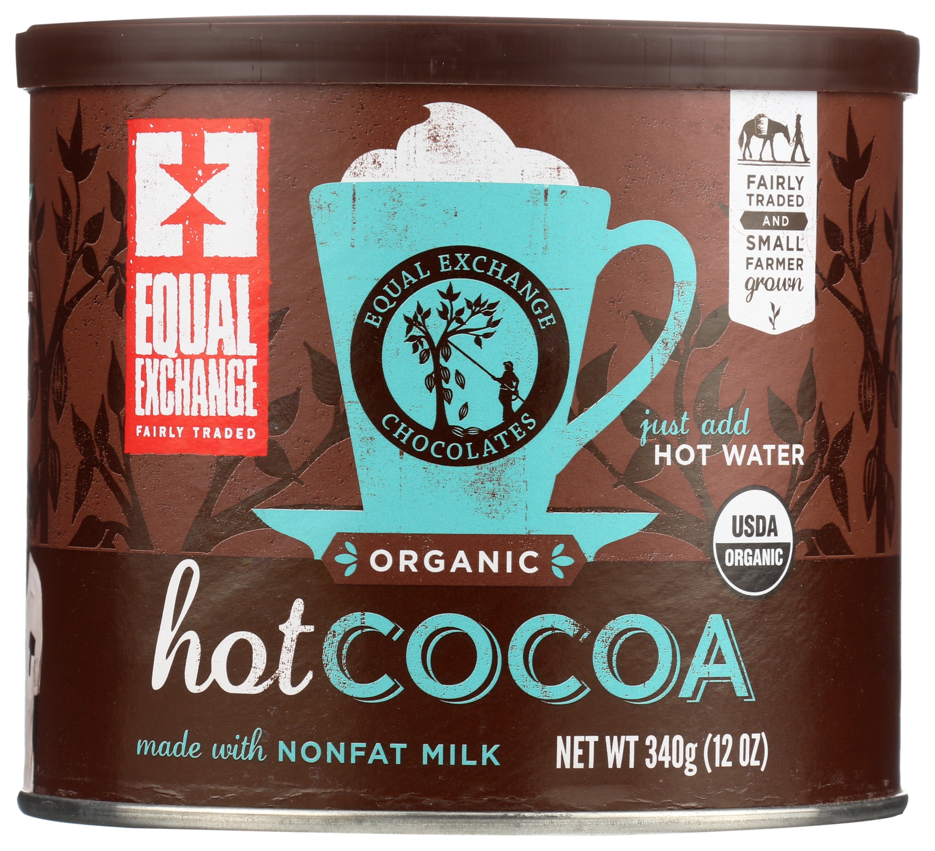 Equal Exchange Fair Trade Organic Hot Chocolate Cocoa Mix, 12 oz ...