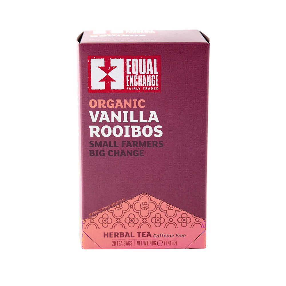 Equal Exchange Organic Vanilla Rooibos Tea, 20-Count - Walmart.com