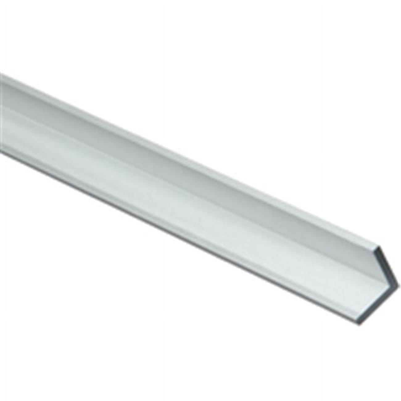 Equal Leg Angle, 3/4" Leg x 1/8" T, 72" L, Aluminum, Mill Stanley ...