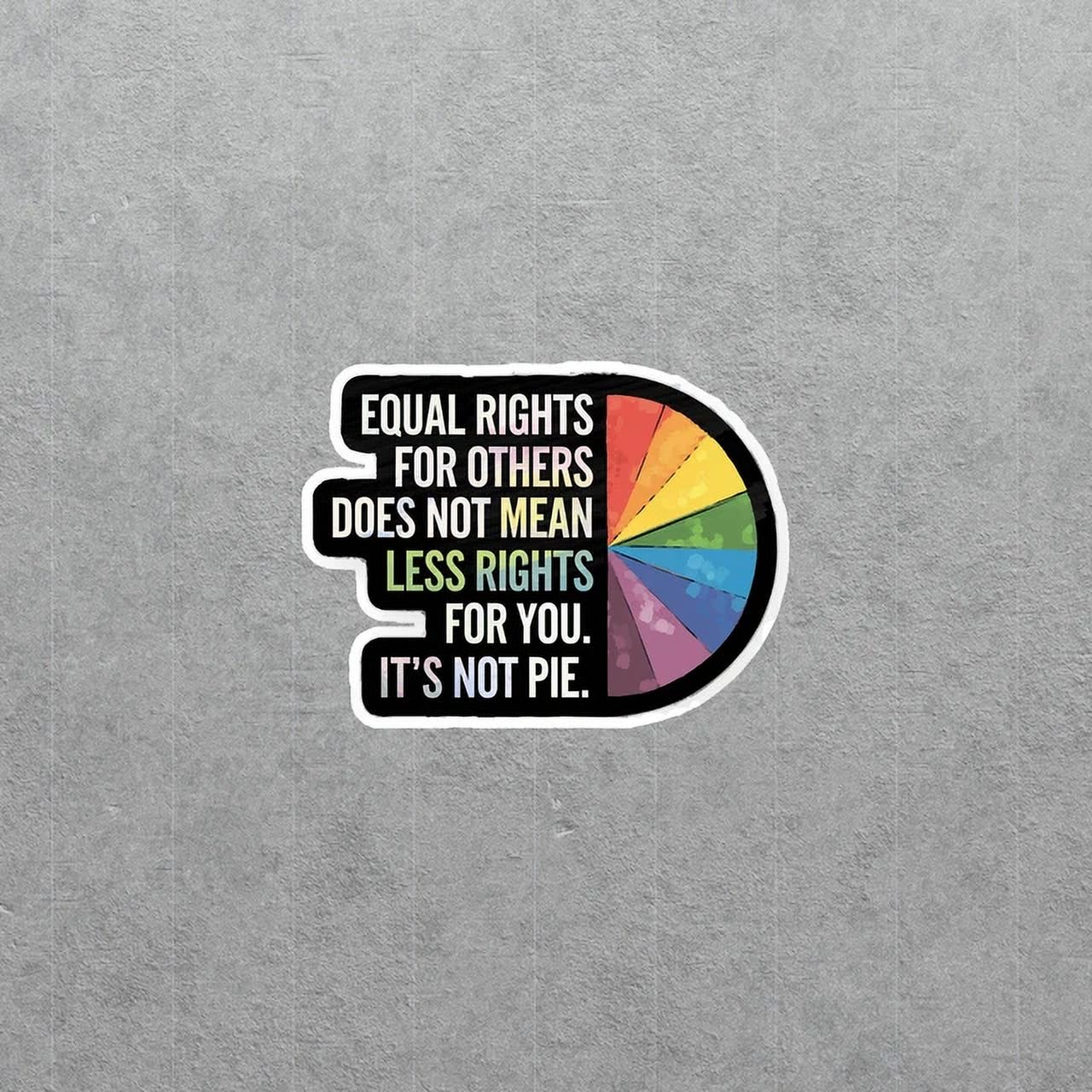 Equal Rights For Others Doesn'T Mean Less For You Pie Chart ...