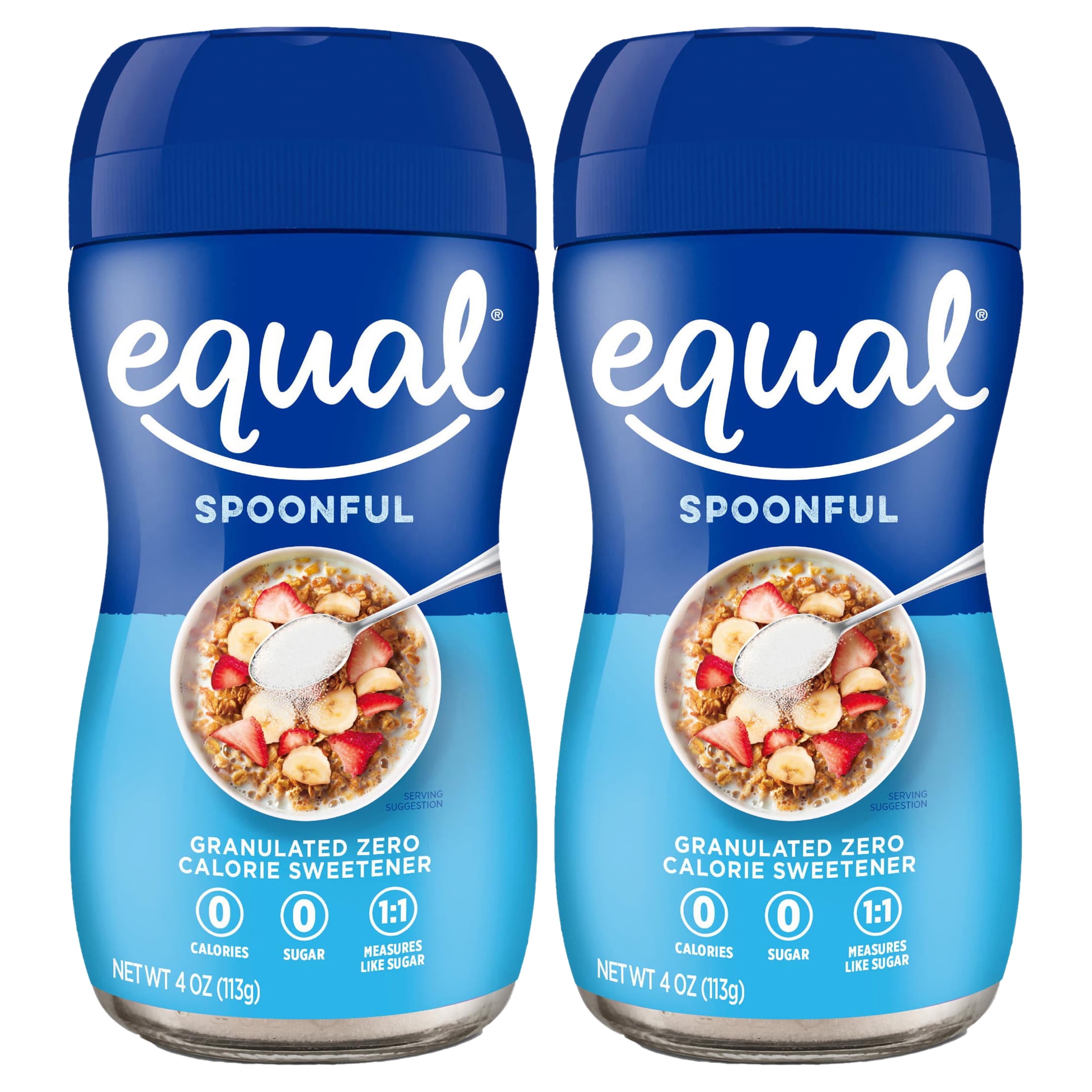 (2 pack) Equal Spoonful, Sugar Substitute, Sugar Free Sweetener, 4 oz ...