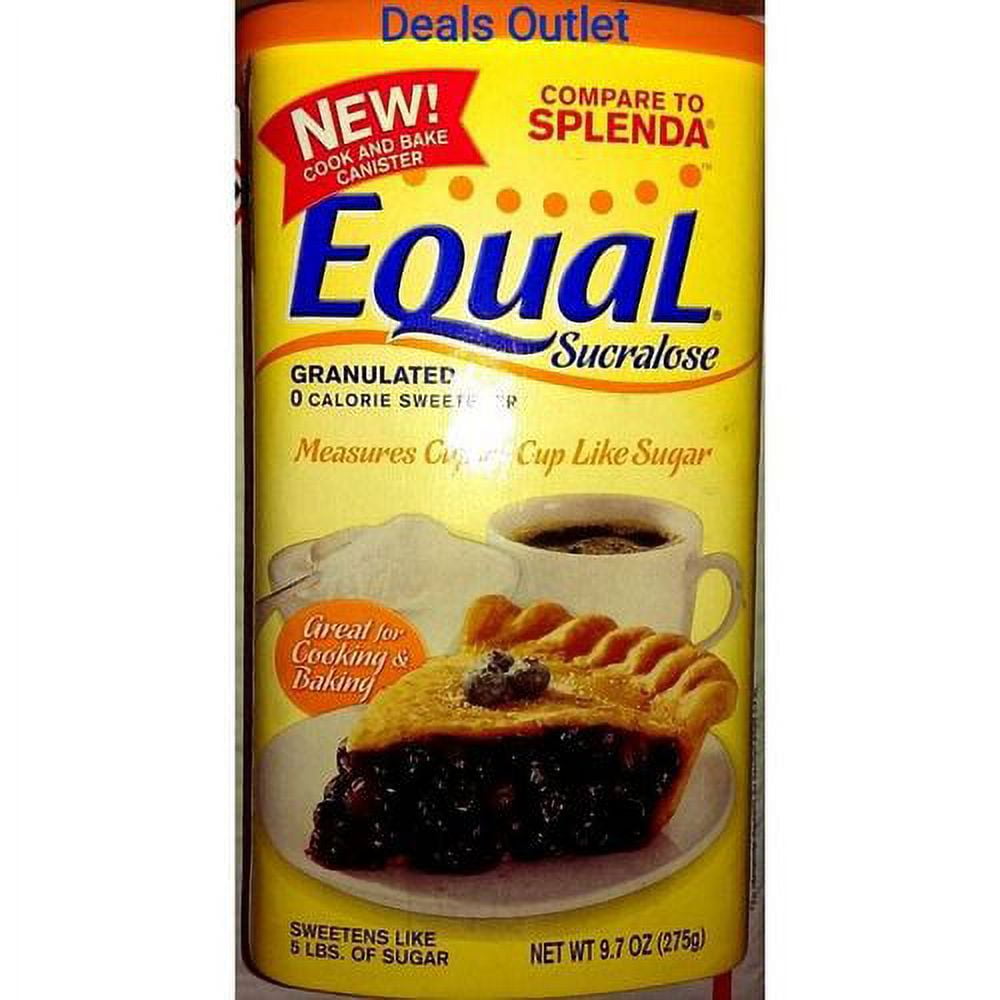 Equal Sucralose Granulated 0 Calorie Sweetener 9.7 oz - Walmart.com