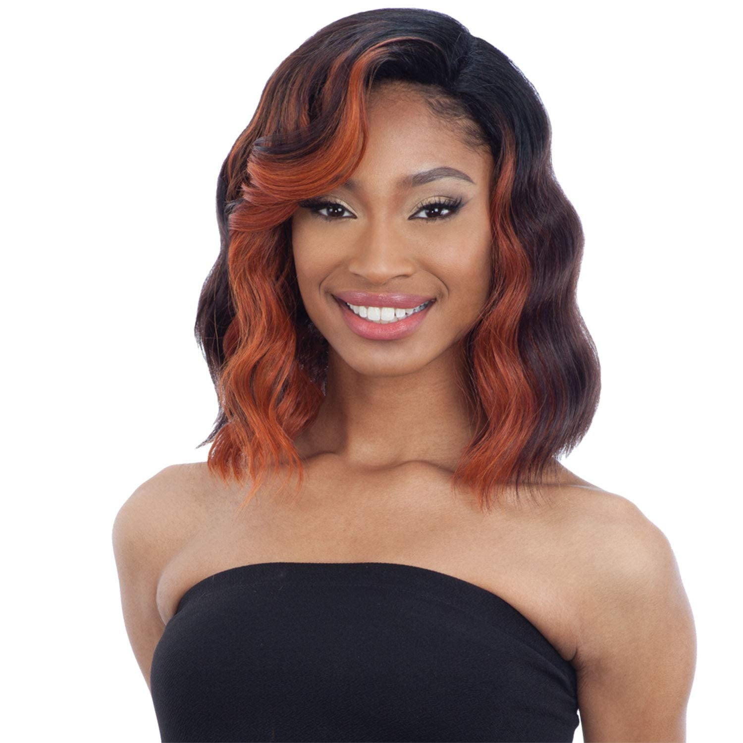 Equal Synthetic 5 Inch Lace Part Wig - VAL (1 Jet Black) - Walmart.com