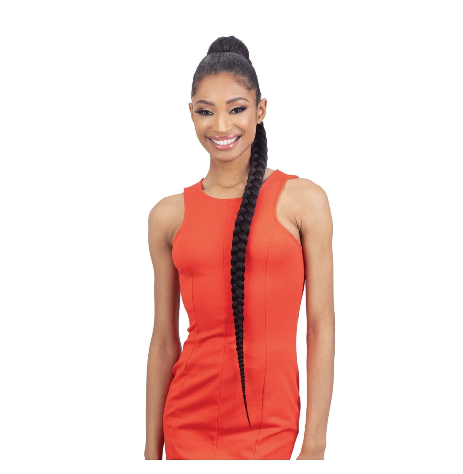 Equal Weave Drawstring Ponytail Pre-Stretched Braided Ponytail 38 ...
