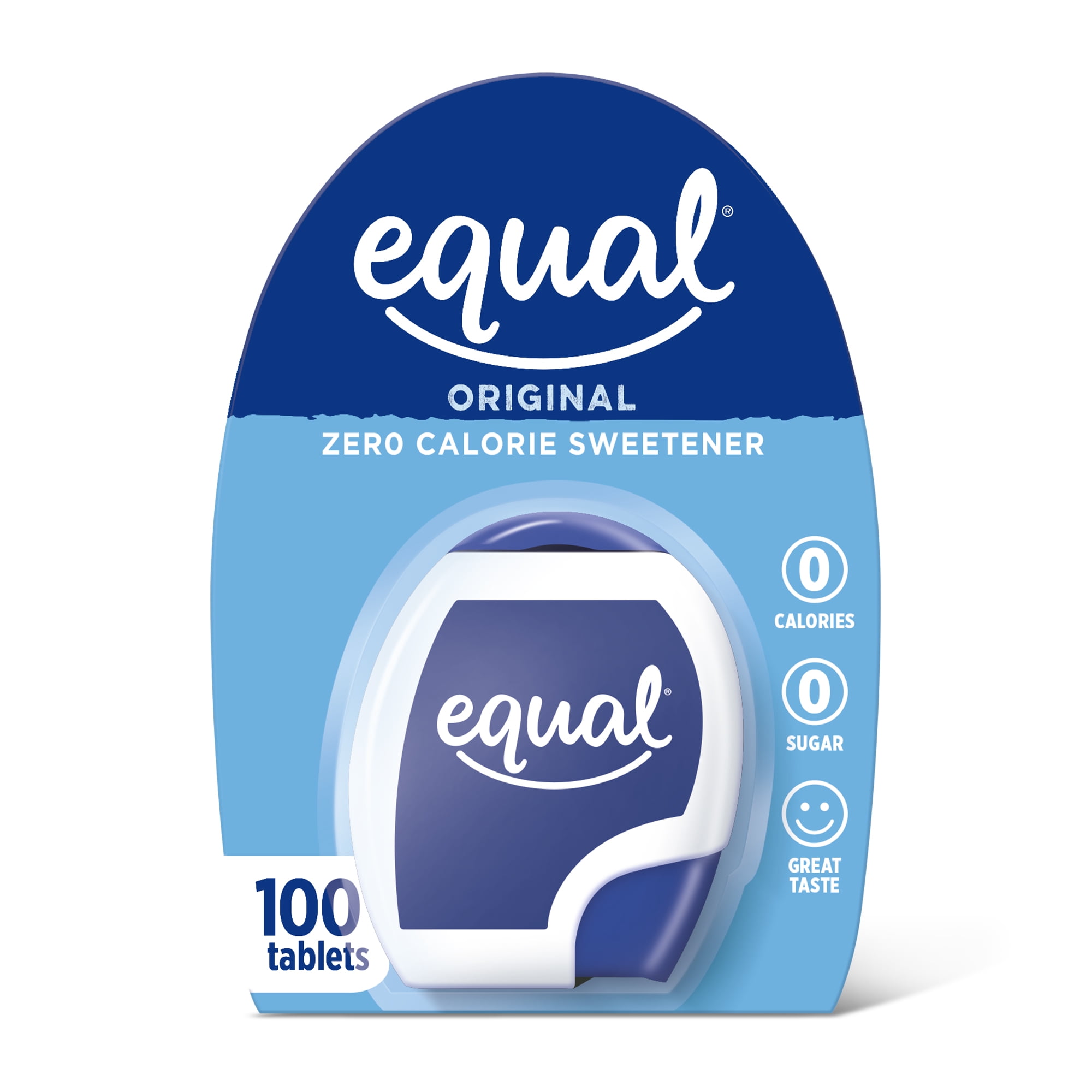 Equal, Sugar Substitute Tablets, 100 Ct, Zero Calorie, Travel-Friendly ...