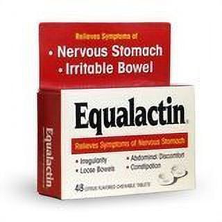 Equalactin IBS Medicine, Citrus Flavored Tablets for Irritable Bowels ...