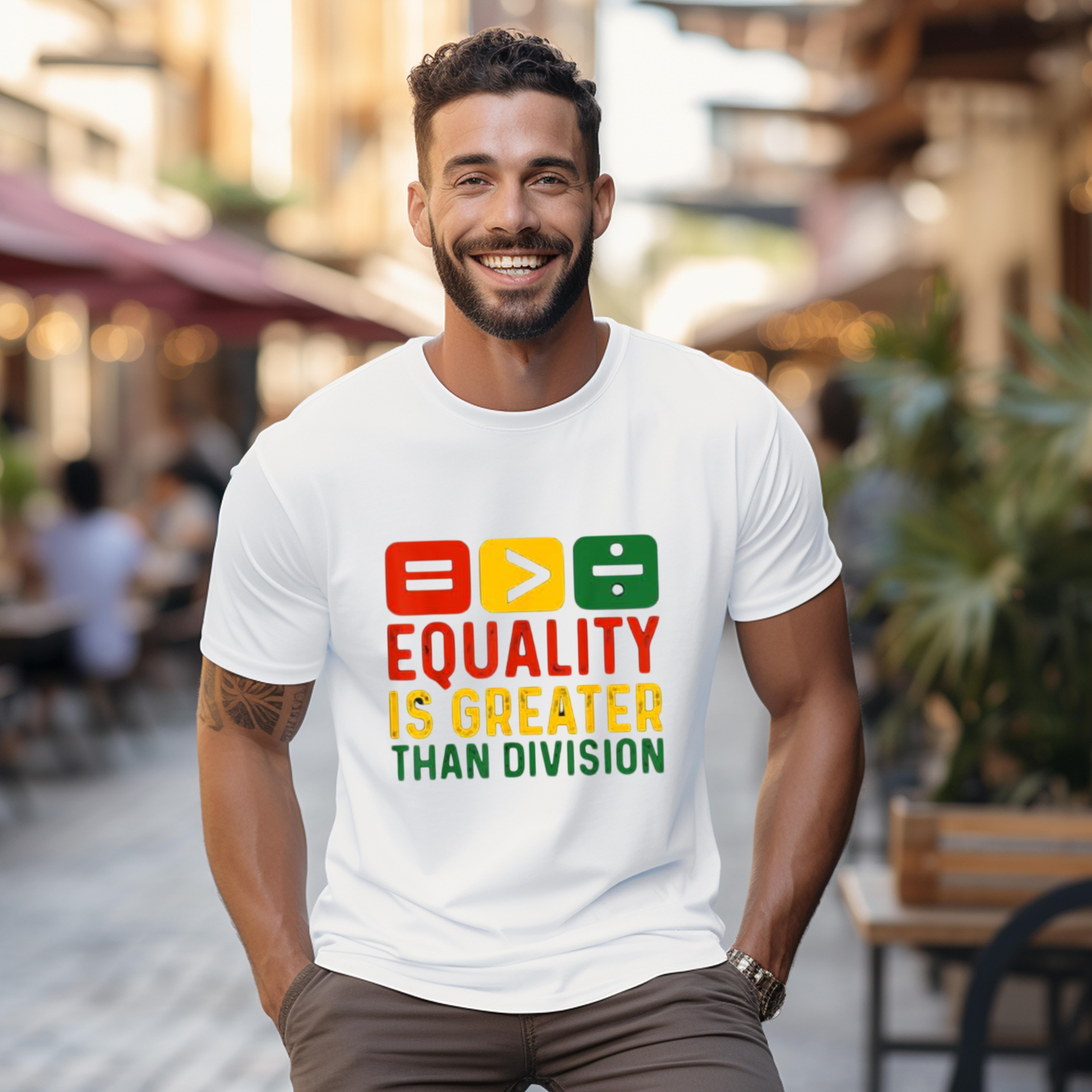 Equality Division Shirt/Sweatshirt/Hoodie Black History Month Math ...