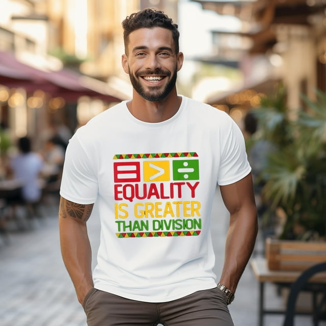 Equality Division Shirt/Sweatshirt/Hoodie Math Symbol for Black History ...
