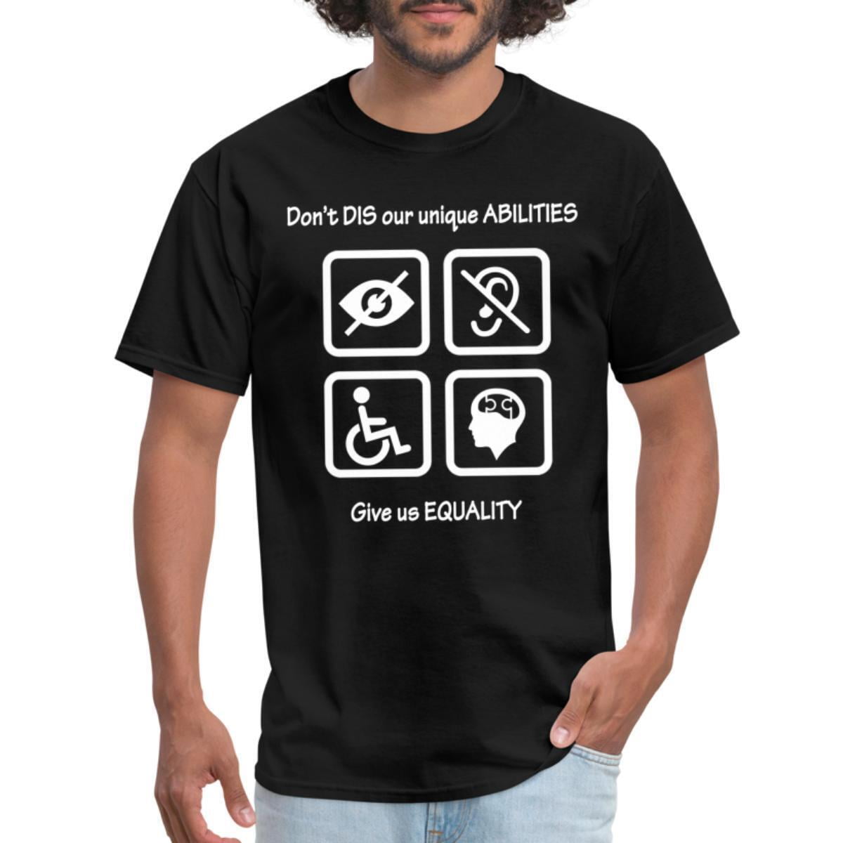 Equality For People With Disabilities Men's T-Shirt - Walmart.com