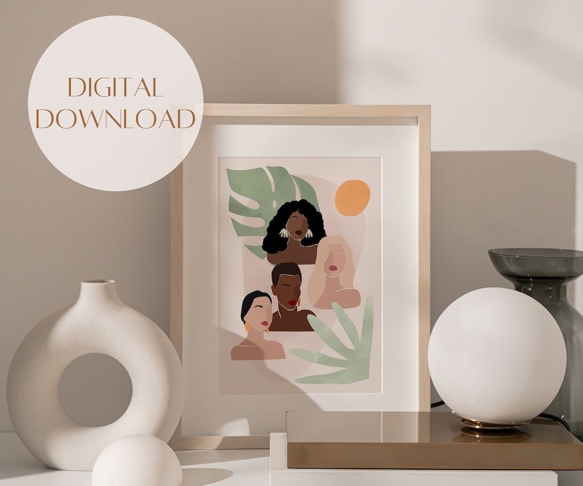 Equality, Human Races Art, Unity Prints, Diversity Prints, Botanical ...