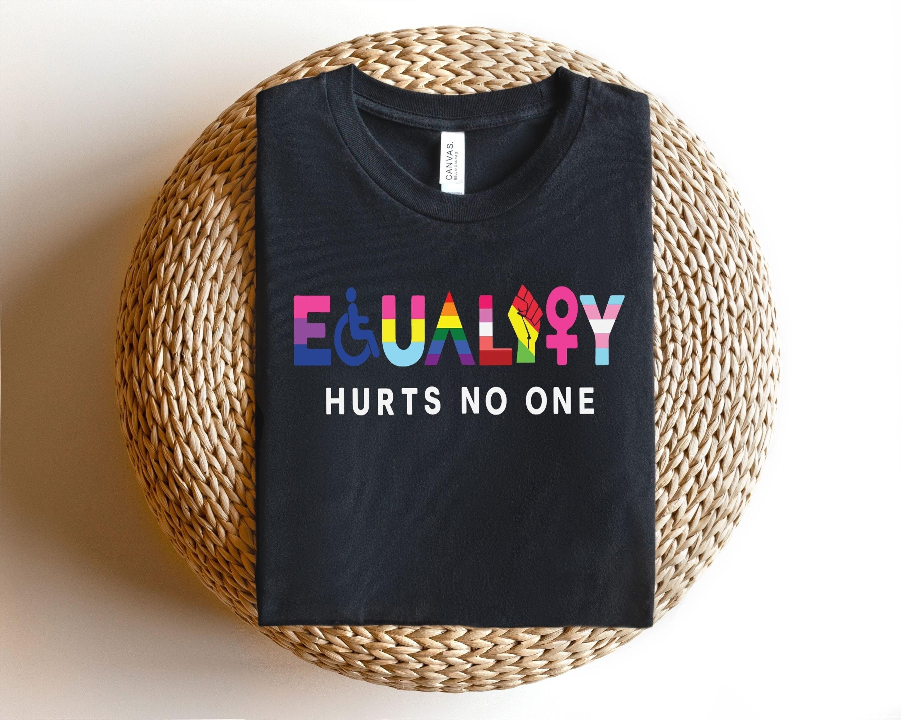Equality Hurts No One Shirt, Black Lives Matter, Equal Rights, Pride ...