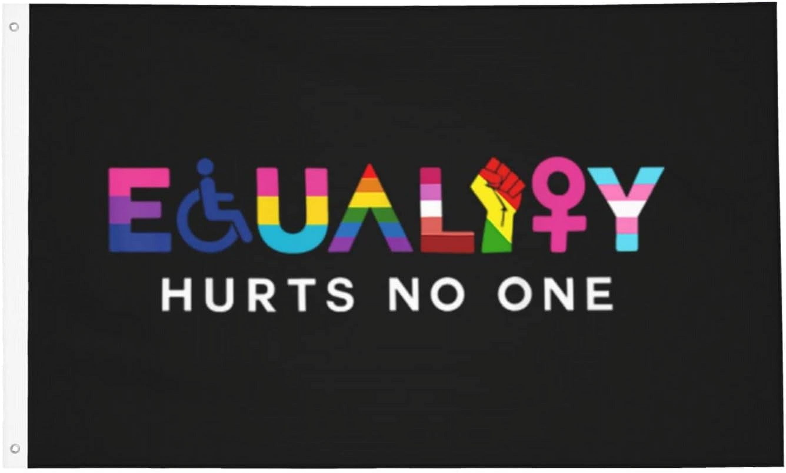 Equality Hurts No One Equal Rights Lgbt Banner With Metal Grommets ...