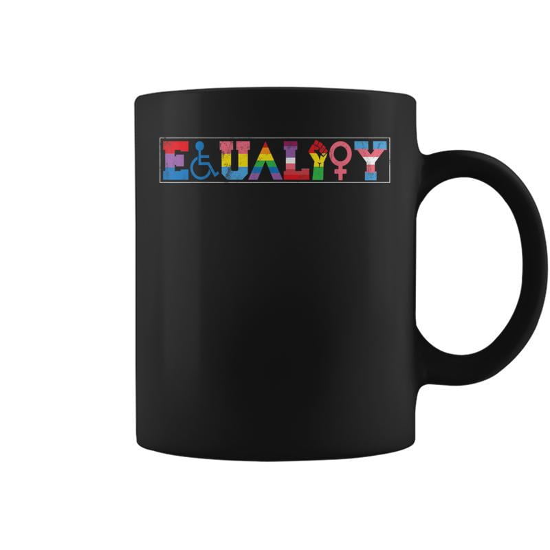 Equality Lgbtq Rainbow Flag Lgbtq Pride Transgender Coffee Mugs ...