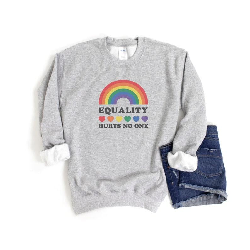 Equality Sweat. Equality Hurts No One Sweater. Gay Pride Sweat. Gay ...