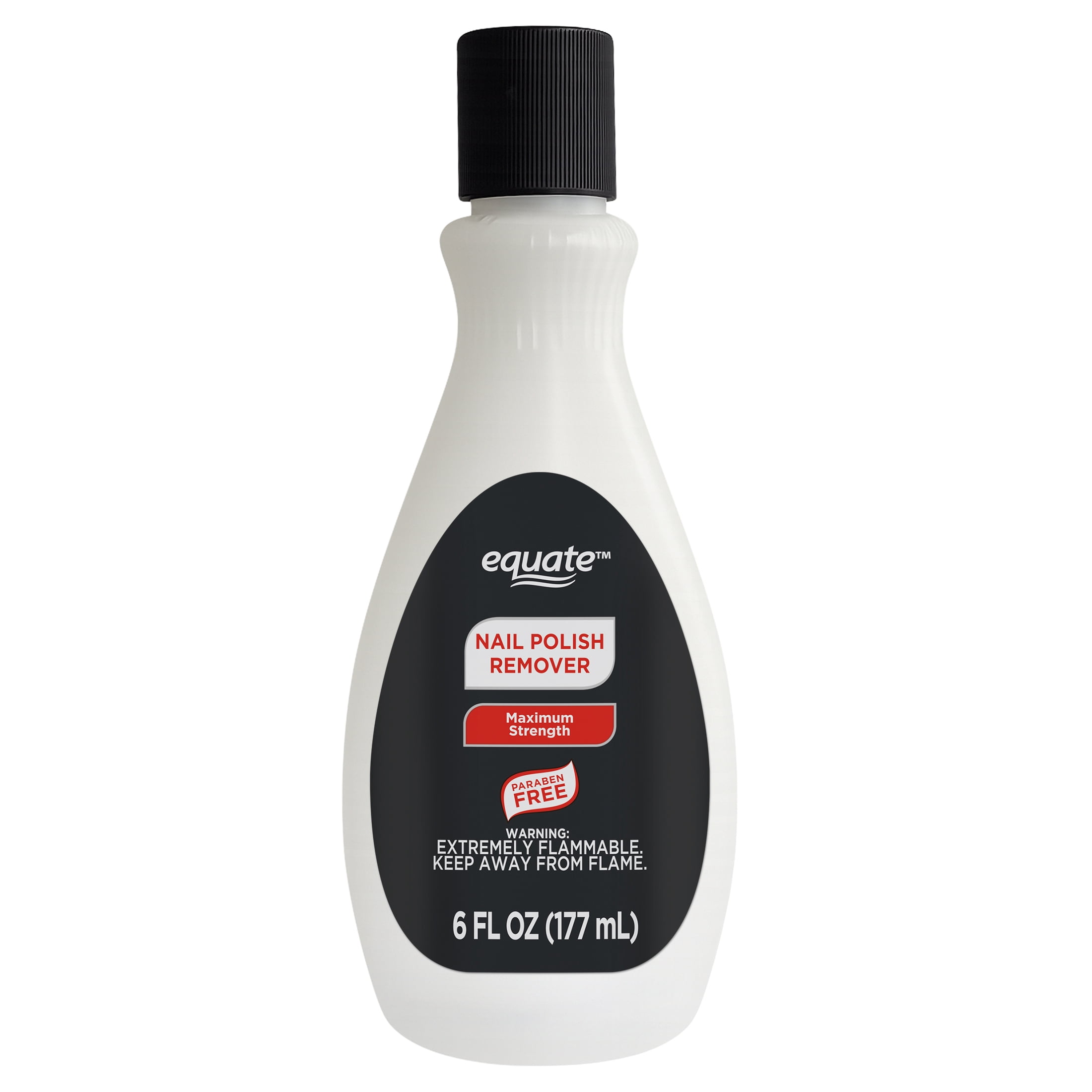 Equate 100% Acetone Nail Polish Remover, 6 fl oz, Fast Working ...