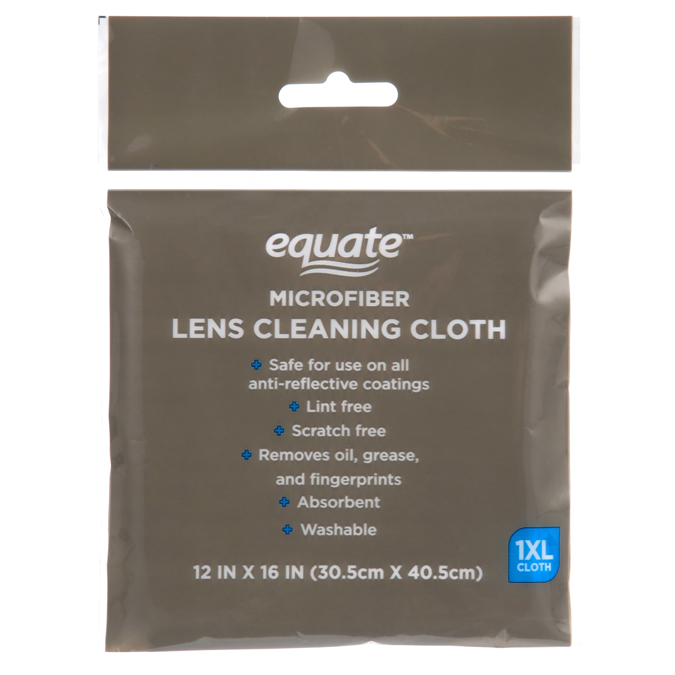 Equate 12x16 Inch Microfiber Lens Cleaning Cloth, XL - Walmart.com