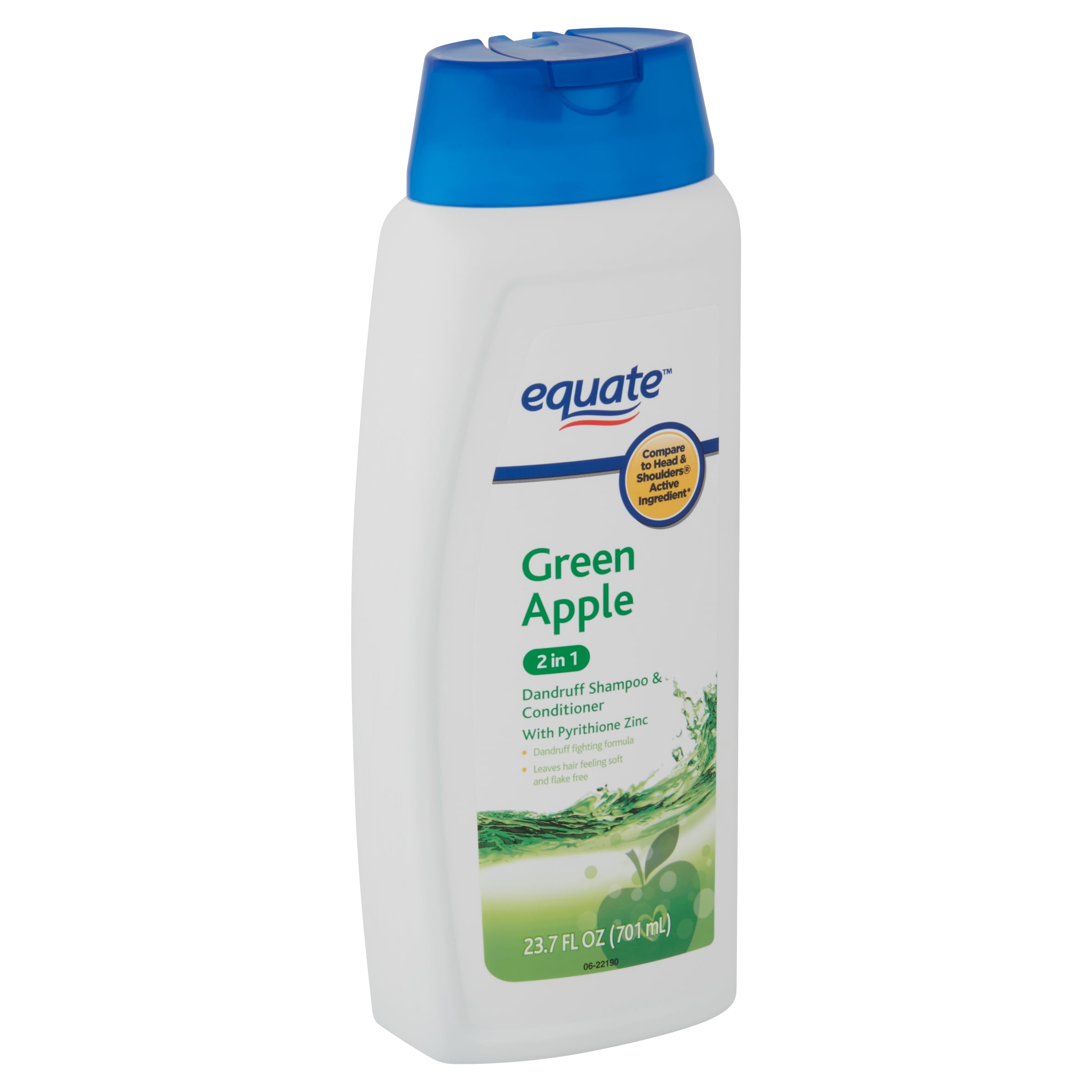 Equate 2-in-1 Dandruff Shampoo & Conditioner, Green Apple, 23.7 fl oz ...