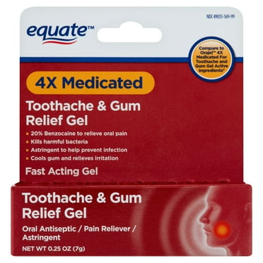 Equate Orasol Oral Anesthetic Gel, 0.33 oz - Walmart.com