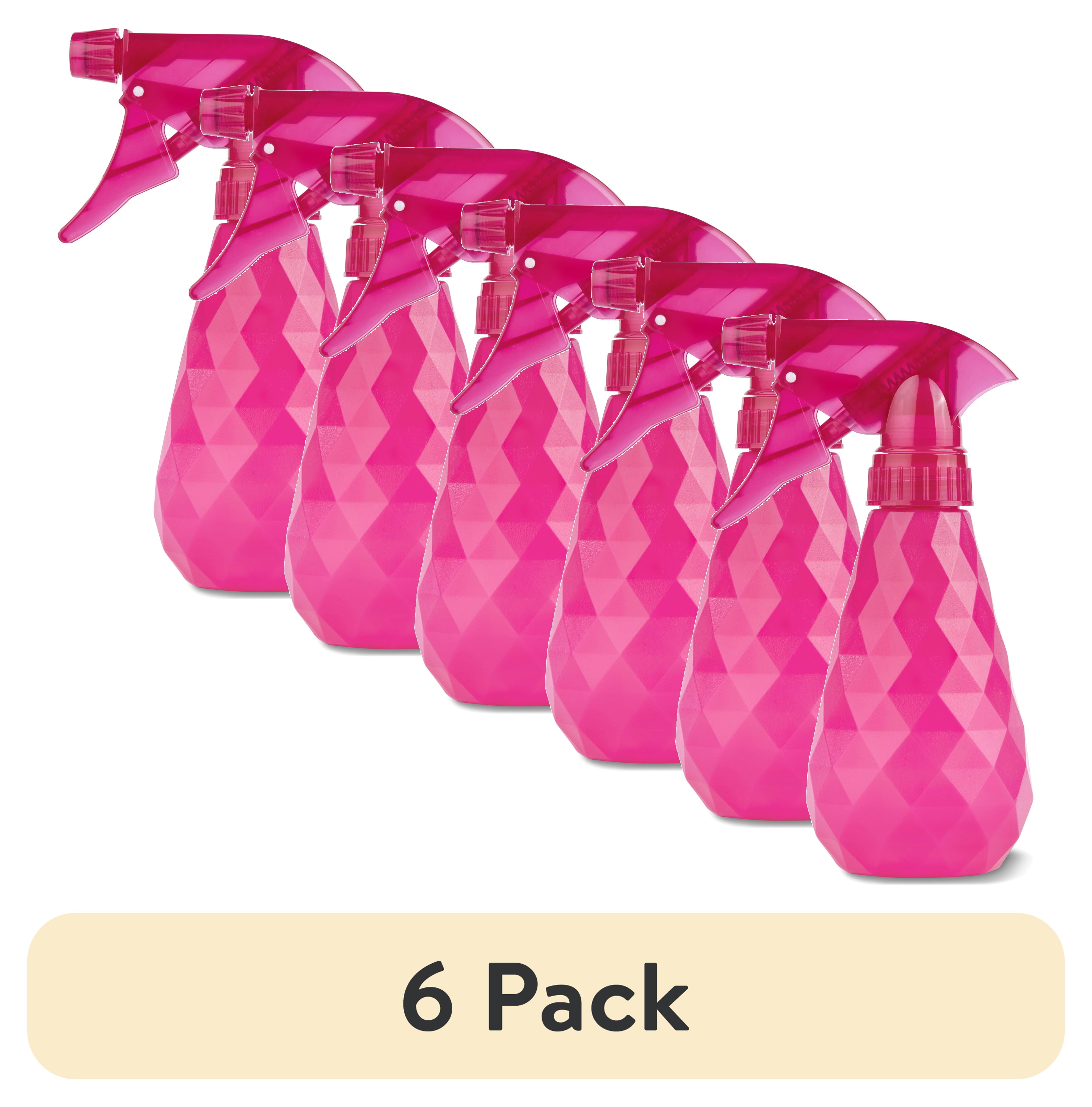 (6 pack) Equate Plastic Spray Bottle for Travel, Color May Vary, 8 fl ...