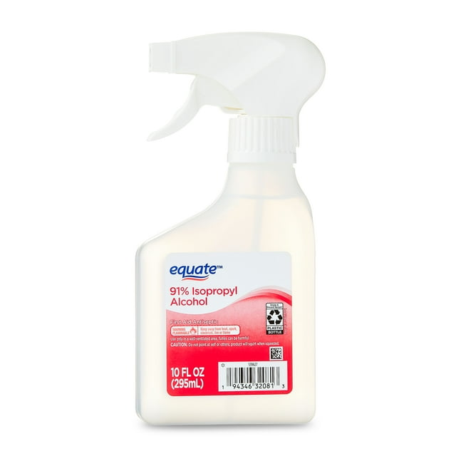 Equate 91% Isopropyl Alcohol First Aid Antiseptic, Topical Solution ...