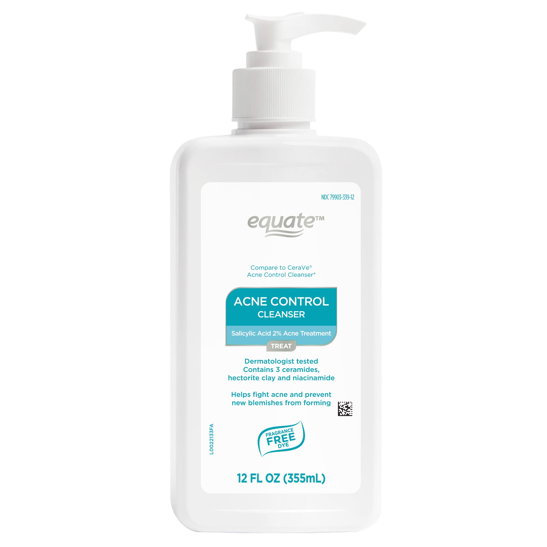 Equate Acne Control Cleanser, 12 fl oz - Walmart.com