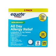 Equate Chlorpheniramine Maleate ChlorTabs Tablets, 4 mg, 100 Count ...